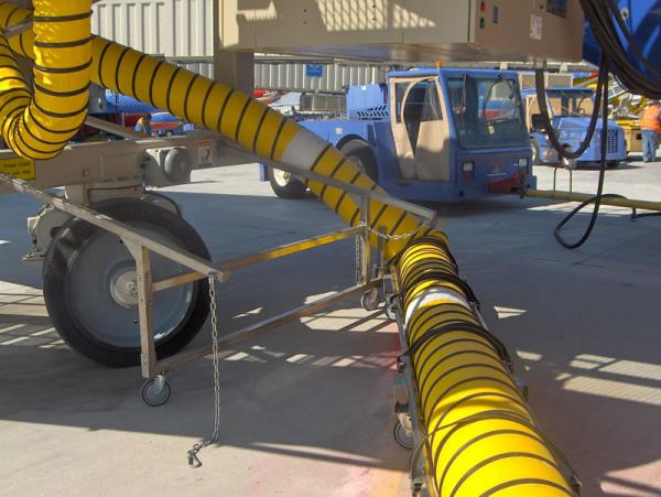 2-Section PCA Hose Trolleys - Metroplex Custom Services